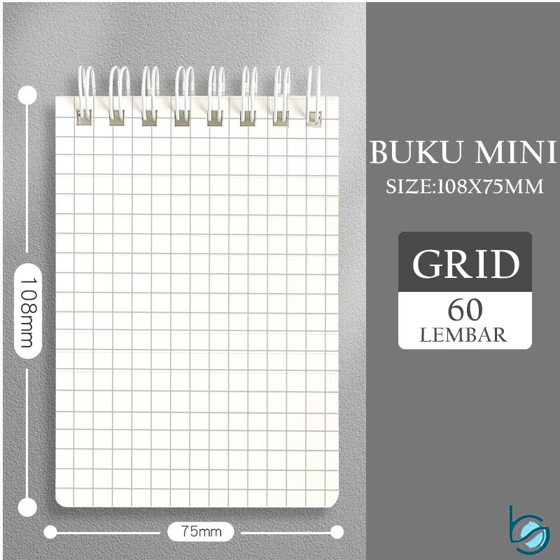 Jual Buku Mini Ukuran A7/Mini Ring Notebook/Buku Catatan Ring - Best ...