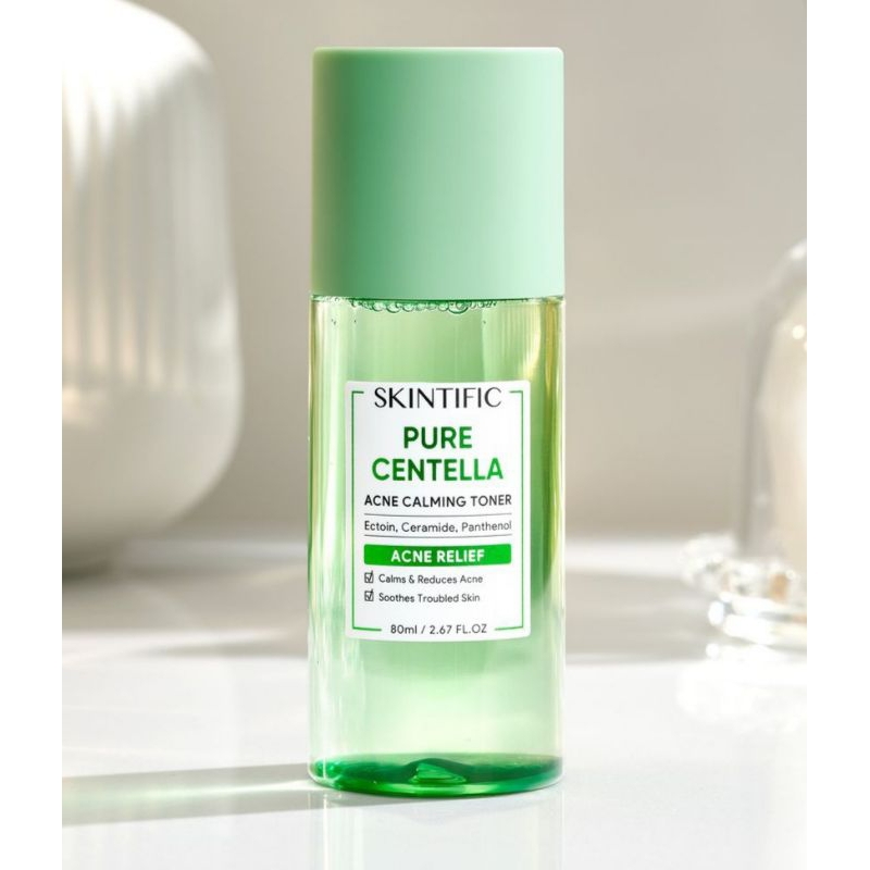 Jual SKINTIFIC Pure Centella Acne Calming Toner 80 ml | Shopee Indonesia