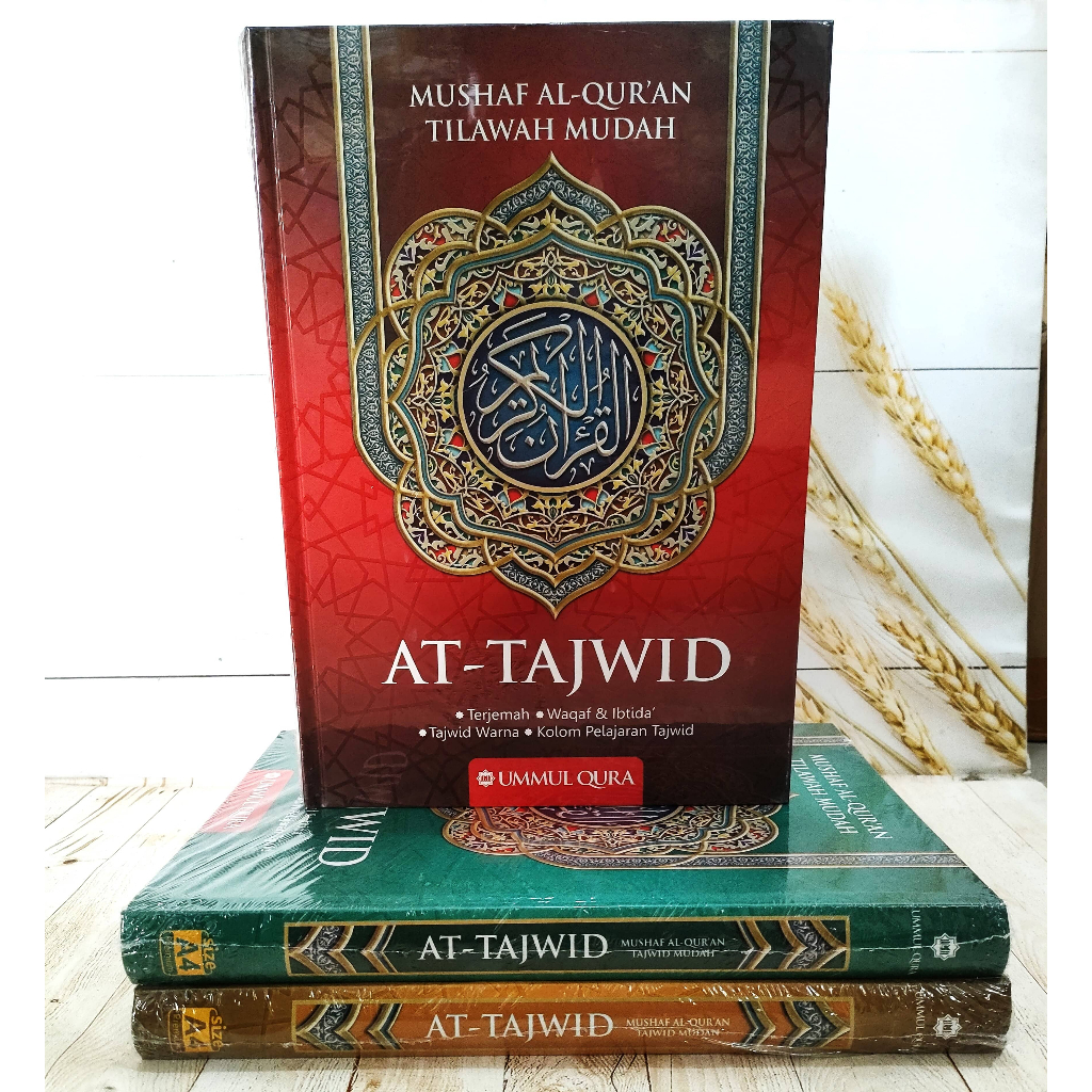 Jual Al Quran At-Tajwid Terjemahan dan Tajwid Warna Ukuran Sedang A5 ...