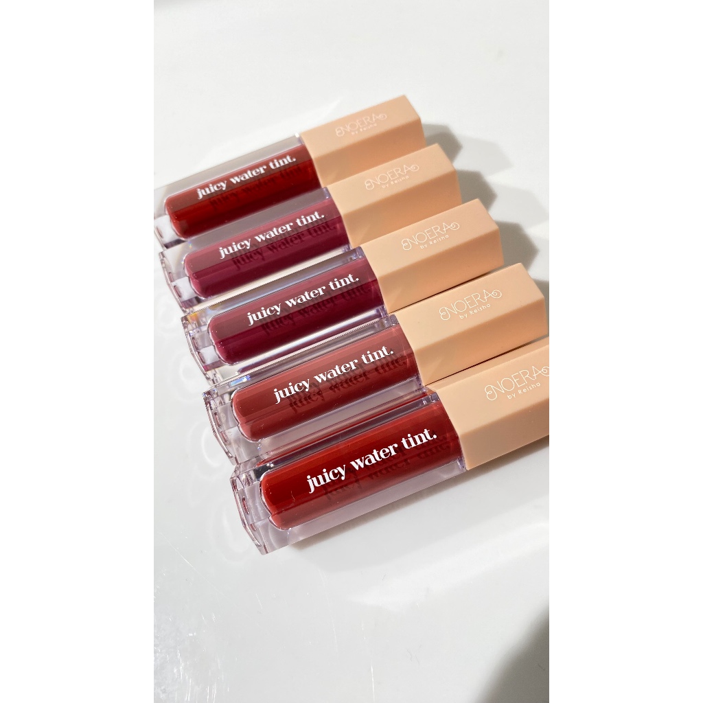 Jual Juicy Water Tint Noera Ex Review (cek shade di shopee video) | Shopee Indonesia