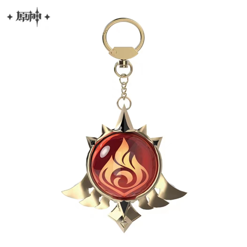 Jual [READY STOCK] official genshin vision pendant keychain genshin ...