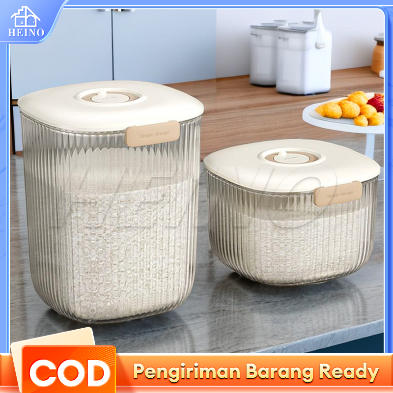 Jual HEINO 10KG Beras Kotak Beras Penyimpanan/Toples penyimpanan ...