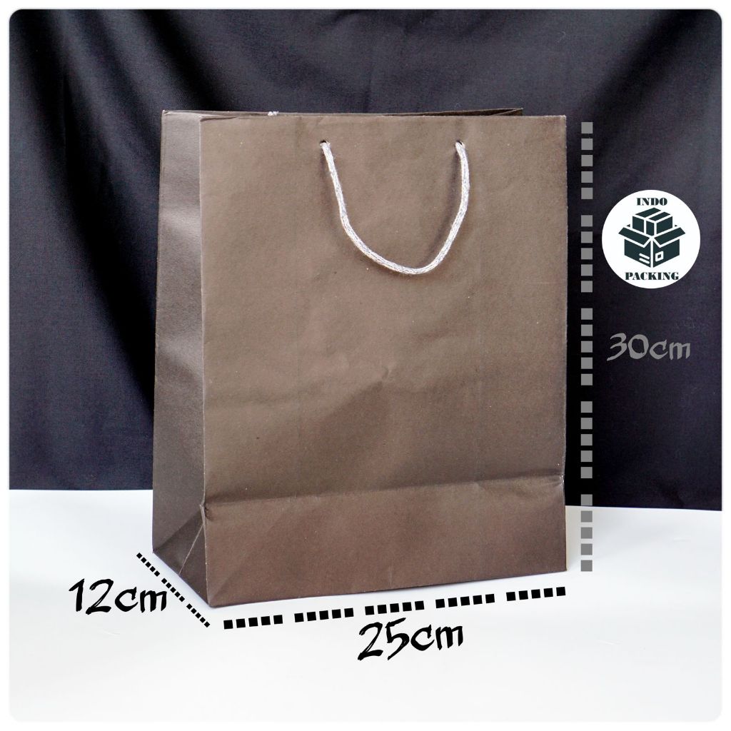 Jual Paperbag 25x12x30 cm / Paper Bag Tas Kertas Goodie Bag Souvenir ...