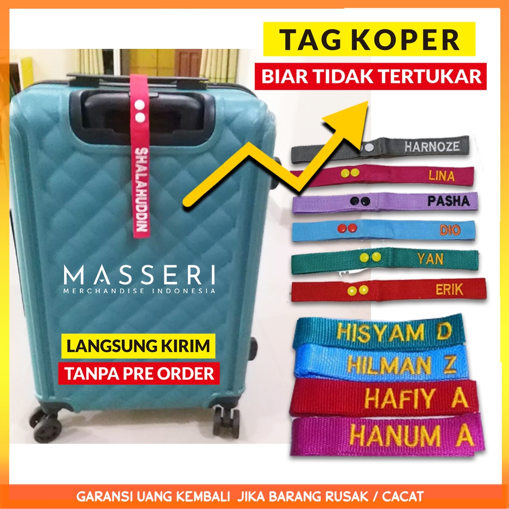 Jual Masseri - Gantungan Penanda Nama Tas umrah haji / Koper Luggage ...