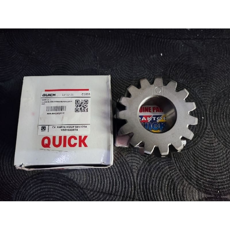 Jual gear 15 T traktor quick G1000 G3000 S1000 Boxer zeva asli original ...