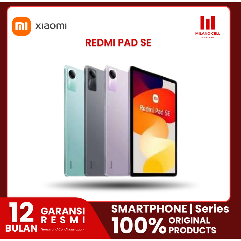 Jual Xiaomi redmi Pad SE 4/128GB Qualcomm Snapdragon 680 | 8000 mAh ...