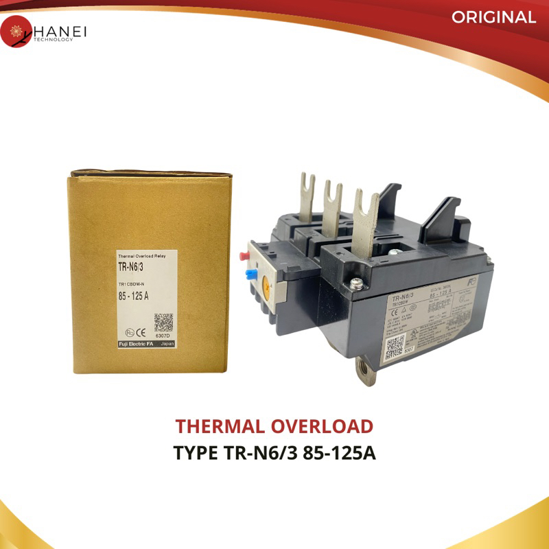 Jual THERMAL OVERLOAD / TR-N6/3 85-125A / FUJI ELECTRIC / ORIGINAL | Shopee Indonesia