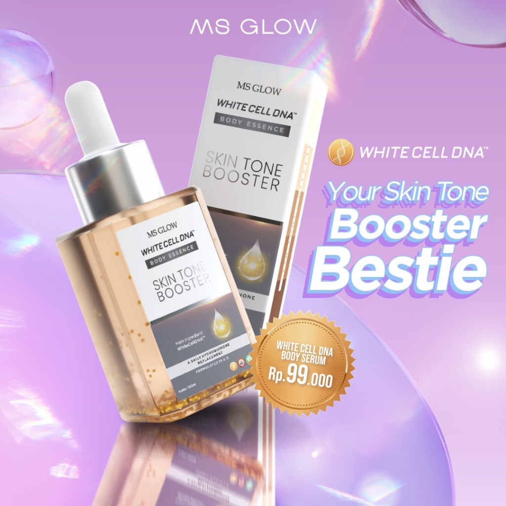 Jual WHITECellDNA BODY ESSENCE SKINTONE BOOSTER MSGLOW ORIGINAL BARCODE ...