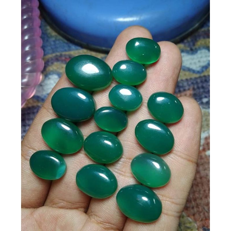 Jual batu permata natural akik Yaman hijau / akhdor . termurah harga ...
