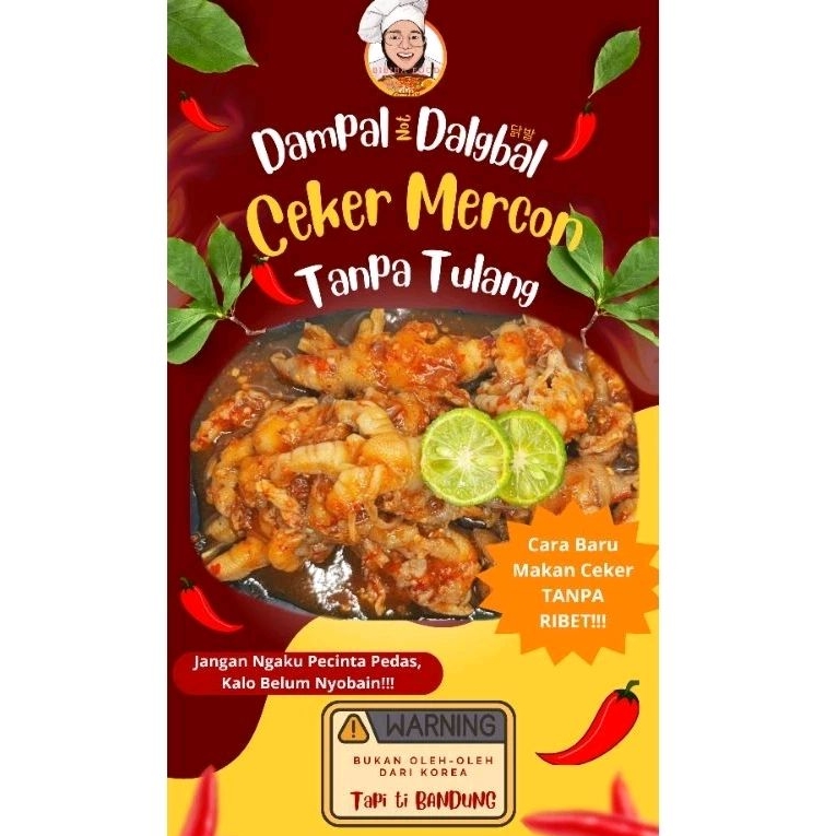 Jual Ceker Mercon Tanpa Tulang / Ceker Tanpa Tulang / Dakbal 250gr ...