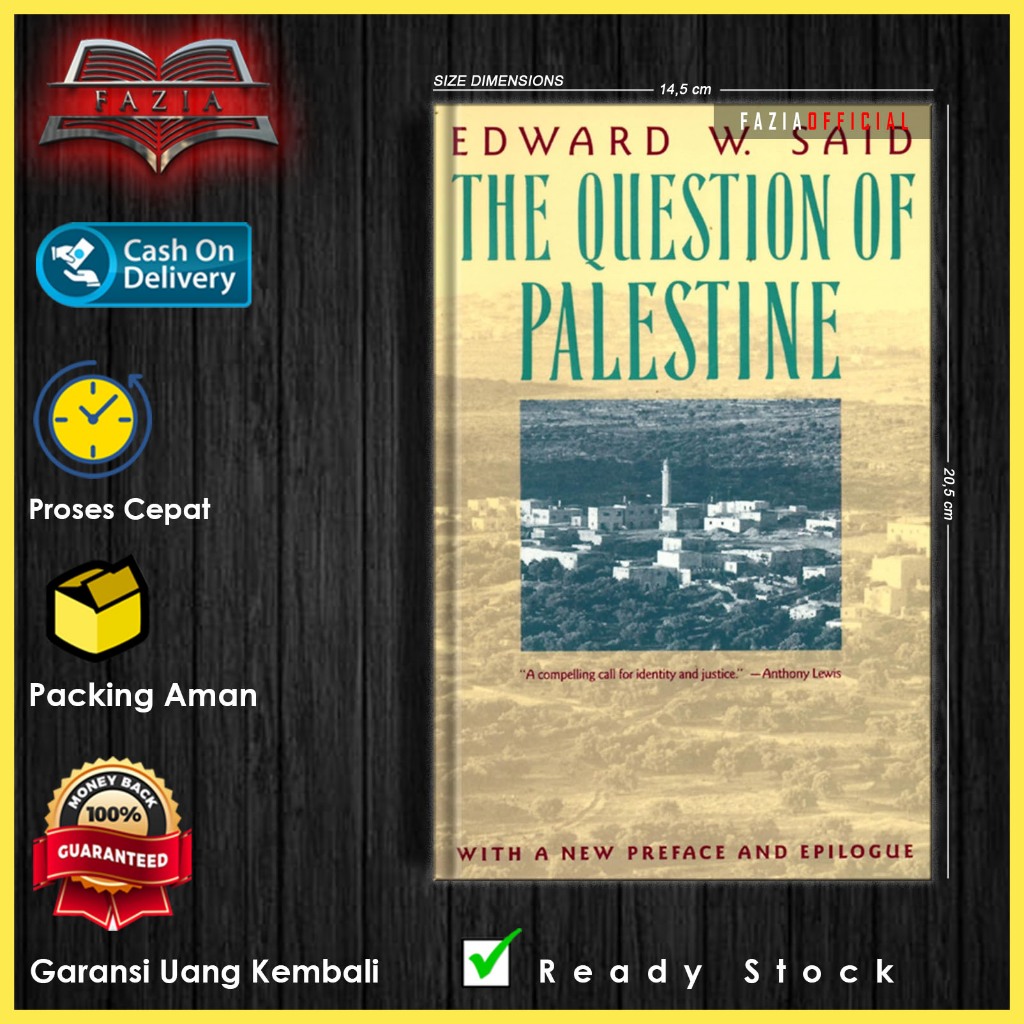 Jual The Question of Palestine by Edward W. Said (English/Indonesia ...