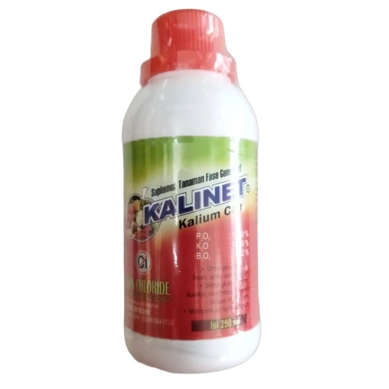Jual KALINET 250ml kalium cair, pupuk bunga dan buah, suplemen tanaman ...