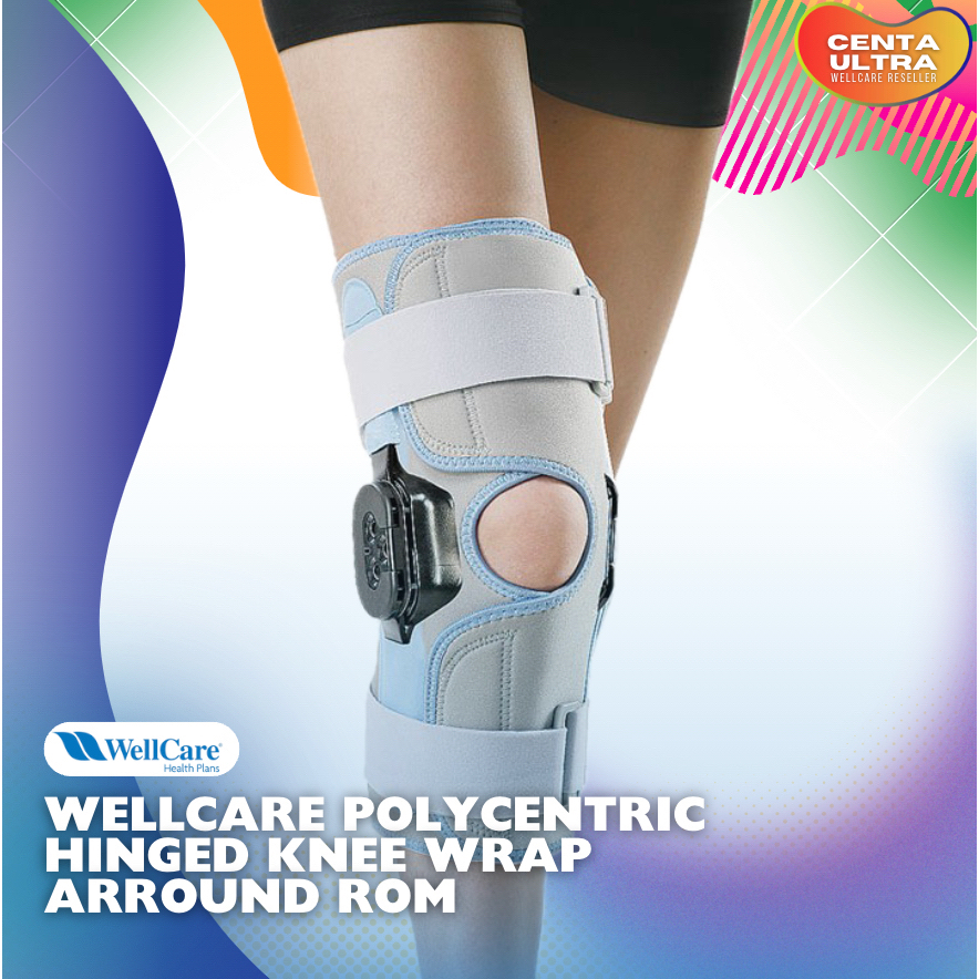 Jual Deker Lutut Premium WELLCARE Polycentric Hinged Knee Wrap Arround ...