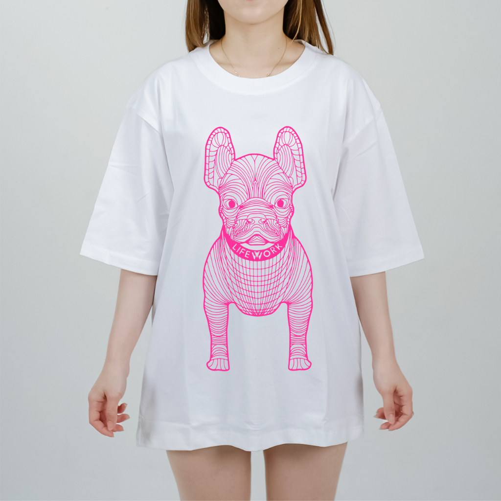Jual VAHELLO Oversize LIFE WORK RADOG Cotton Combed 20s ( Bahan Premium ...