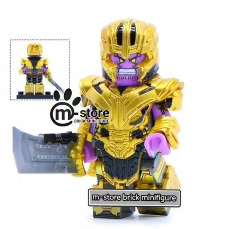 Jual brick thanos avengers mini toy figure | Shopee Indonesia