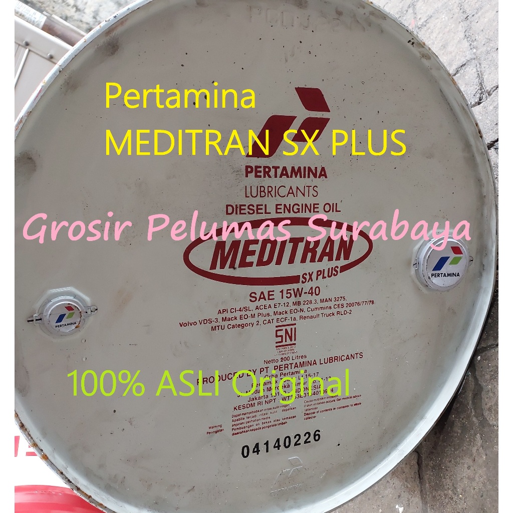 Jual Pertamina Meditran SX PLUS 15w40 15w/40 Ci4 oli diesel engine oil DRUM | Shopee Indonesia