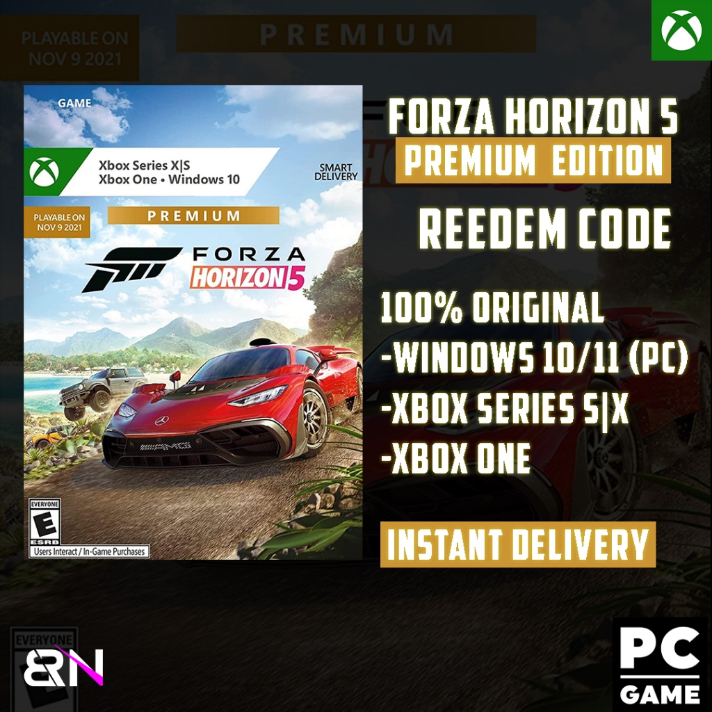Jual Forza Horizon 5 Standar, Deluxe, Premium Edition Reedem Code ...