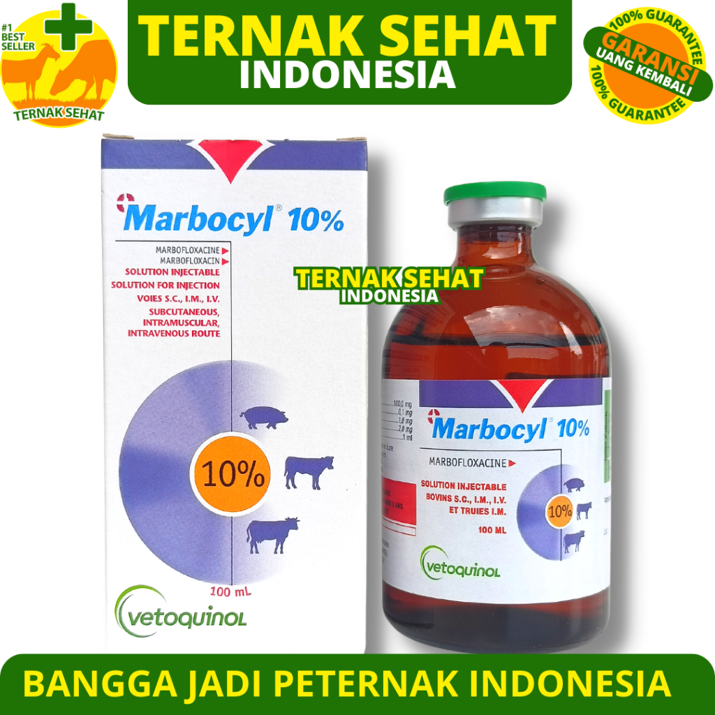 Jual MARBOCYL 10% 100ML - Obat Spesialis Pernafasan & Mastitis Hewan ...