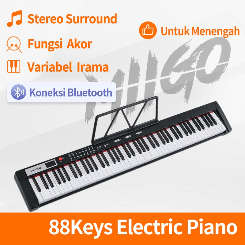 Jual Piano Elektronik 88-Key Portabel Rumah Anak-Anak Dewasa Dan Pemula ...