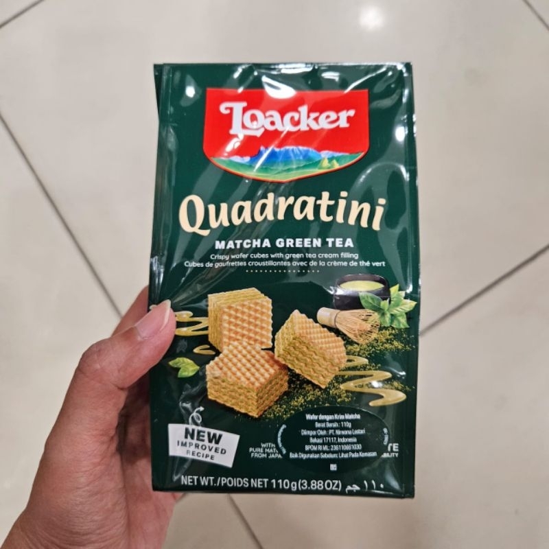 Jual Loacker Wafer Quadratini Chocolate Napolitaner Hazelnut Vanilla ...