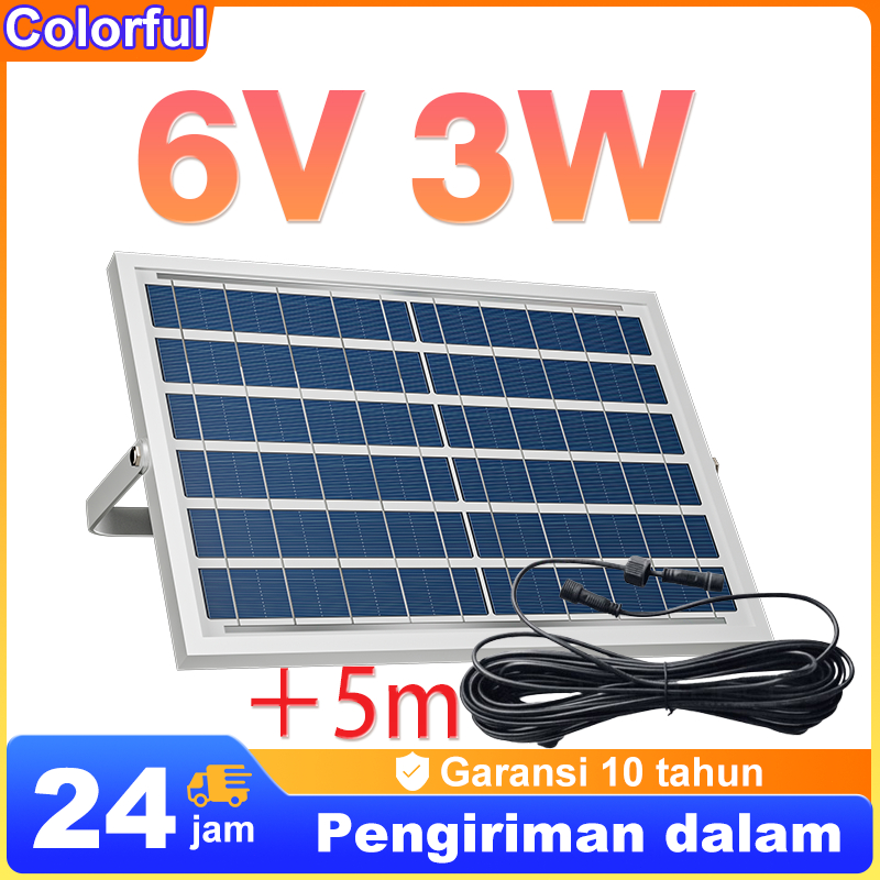 Jual 【Garansi 10 tahun】 solar panel 3W Papan solar solar cell panel ...