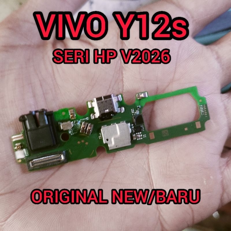 Jual Konektor Cas Papan Konektor Cas Mic Vivo Y12s Model V2026 Original ...