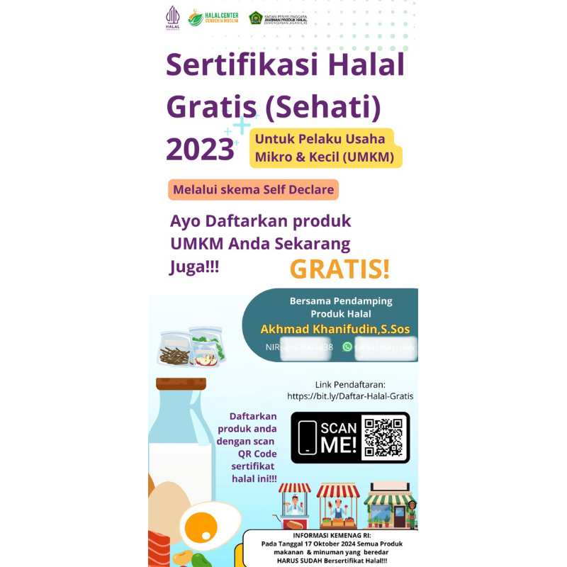 Jual BROSUR SERTIFIKASI HALAL BAGI P3H | Shopee Indonesia