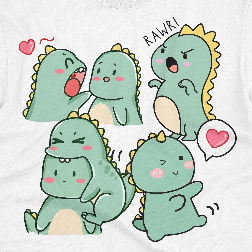Jual SABLON SETRIKA DINO CUTE | SABLON DONG CARTOON DINOSAURUS | SABLON ...