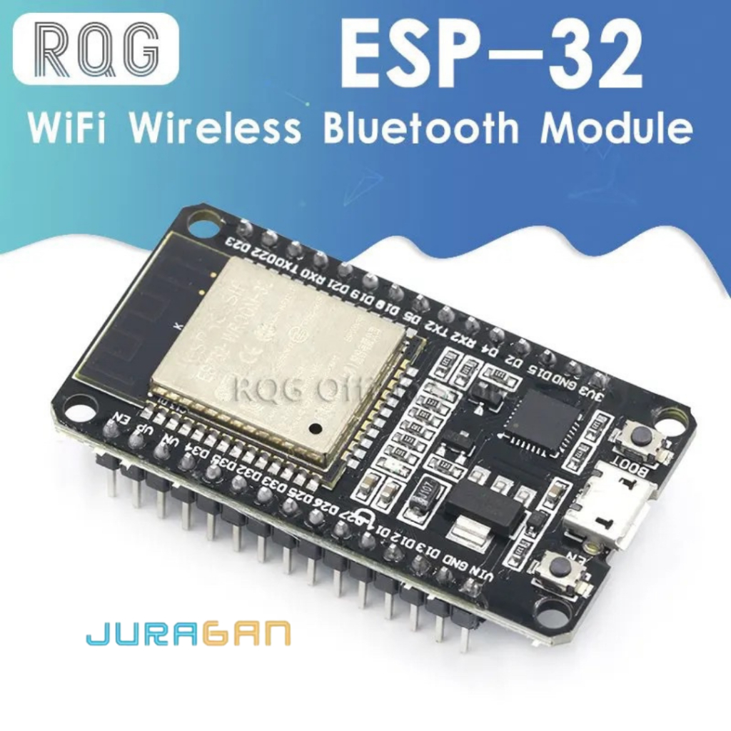 Jual ESP32 ESP 32 WIRELESS MODUL WIFI + BLUETOOTH JWS JAM WAKTU SHOLAT ARDUINO | Shopee Indonesia