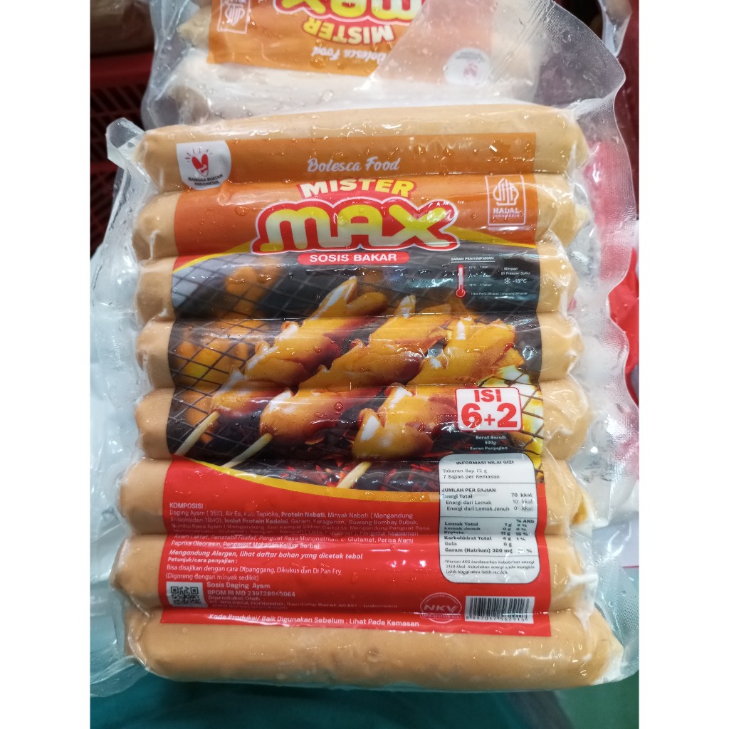 Jual Sosis Bakar Max Jumbo Isi 8 pcs | Shopee Indonesia