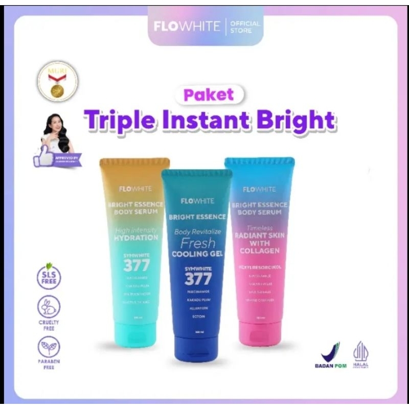 Jual FLOWHITE Bright essence body care (ORI dari official harga diskon ...