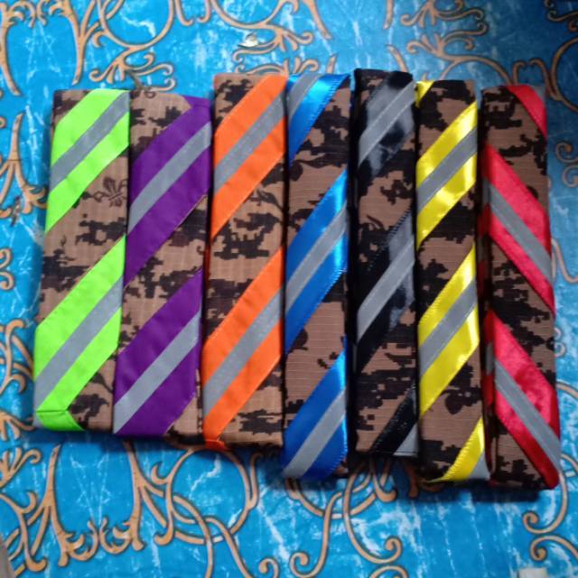 Jual Scraf Loreng pramuka list menyala aneka warna | Shopee Indonesia