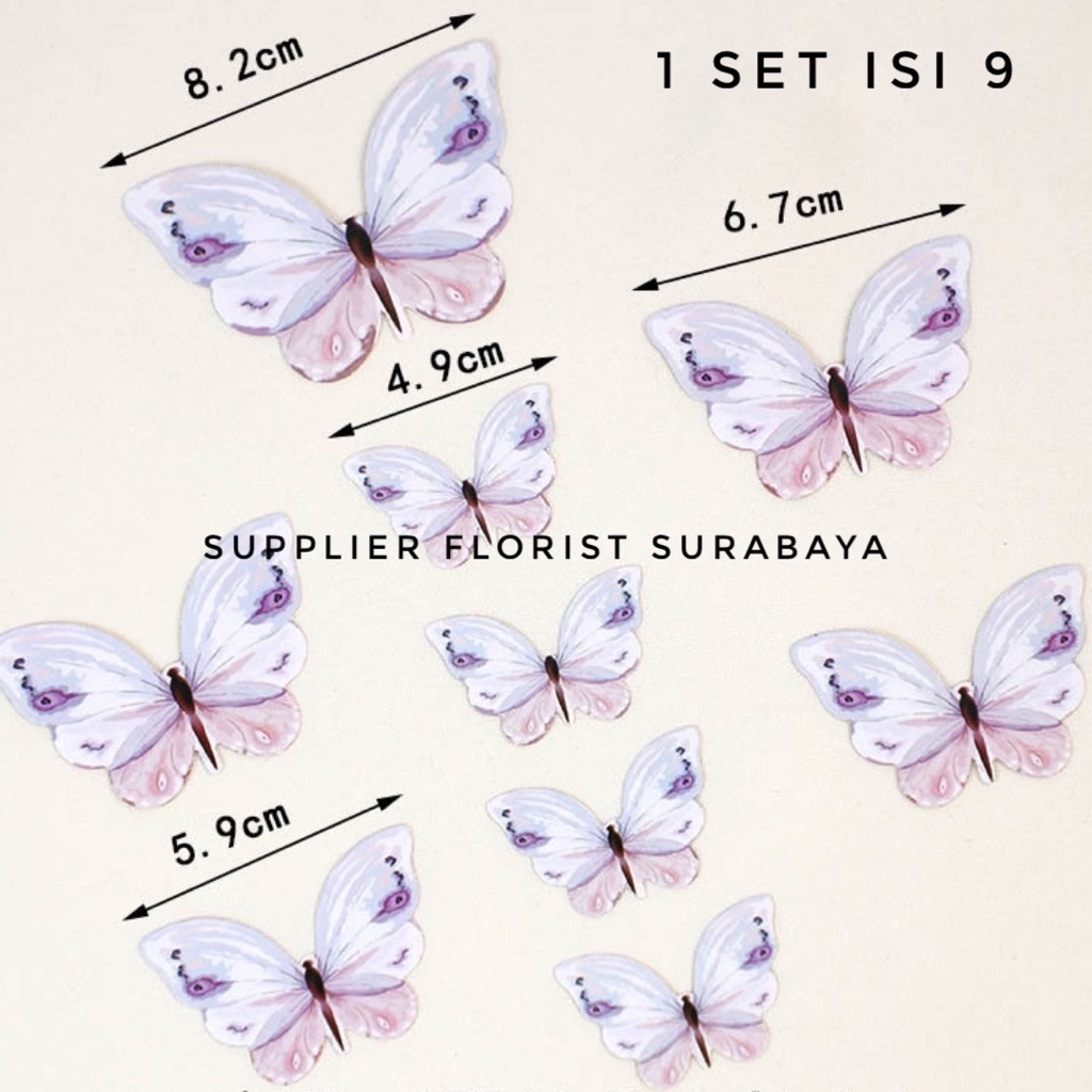 Jual TOPPER HIASAN KUE KUPU KUPU BUTTERFLY CAKE TOPPER ULANG TAHUN ...
