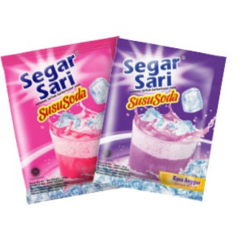 Jual Segar Sari Susu Soda All Varian 1 Renceng isi 10 sachet | Shopee ...