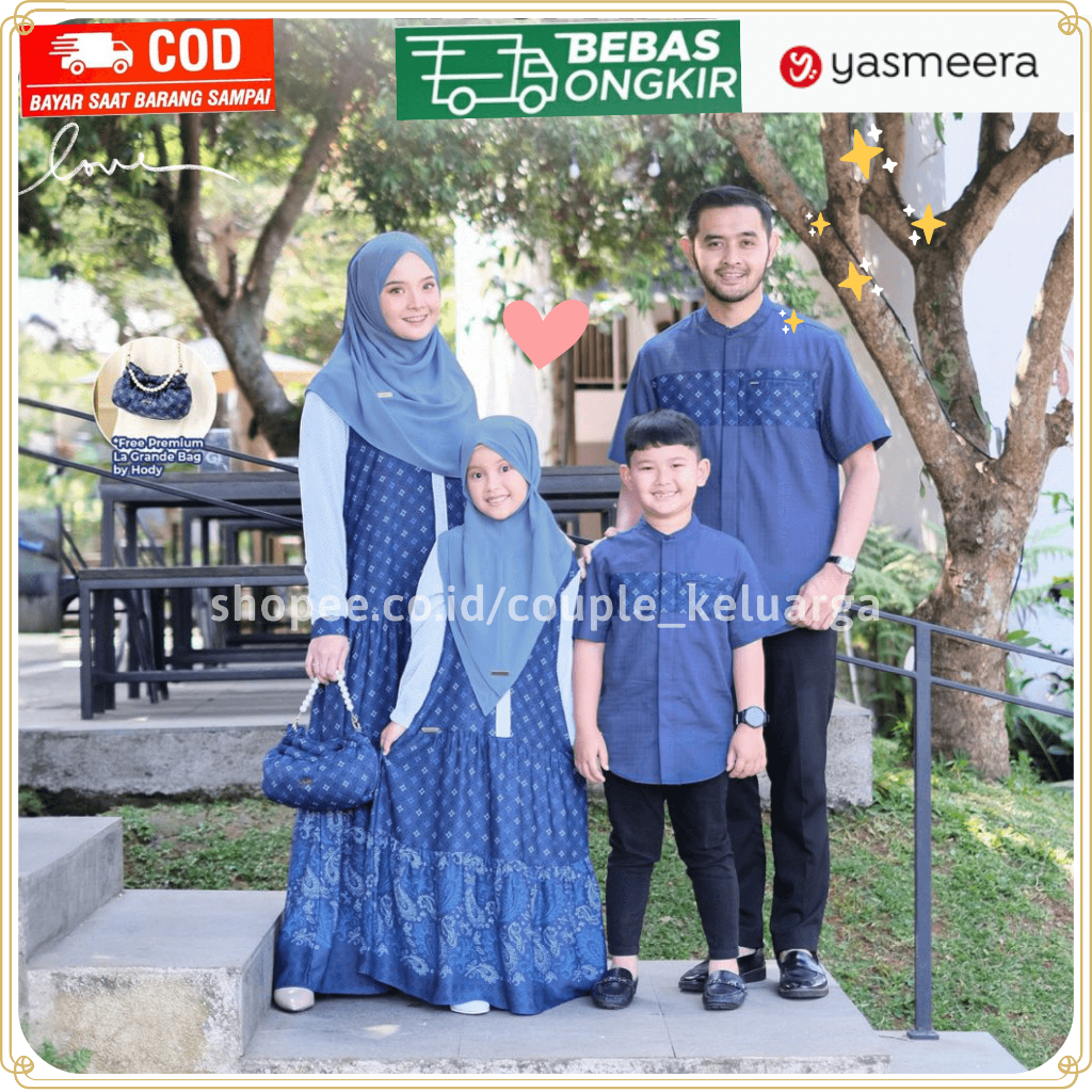 Jual Sarimbit 2024 Terbaru Yasmeera - Sarimbit Keluarga 2024 Lebaran ...