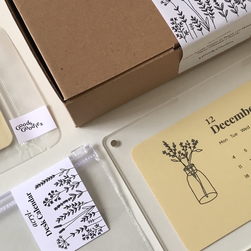 Jual goodsgoodies Desk Calendar / Kalender Meja 2024 / Kalender Meja ...