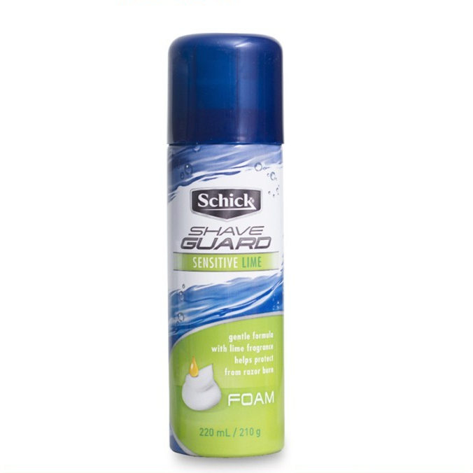 Jual Schick Shave Guard Foam Sensitive Lime 220Ml | Shopee Indonesia