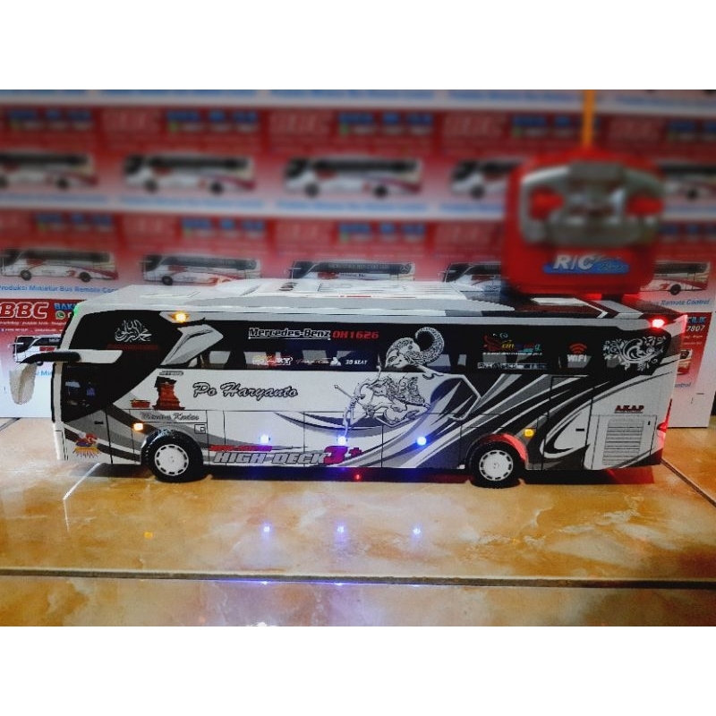 Jual Miniatur Bus RC po haryanto PARADISE remote control DETIL RAPIH ...