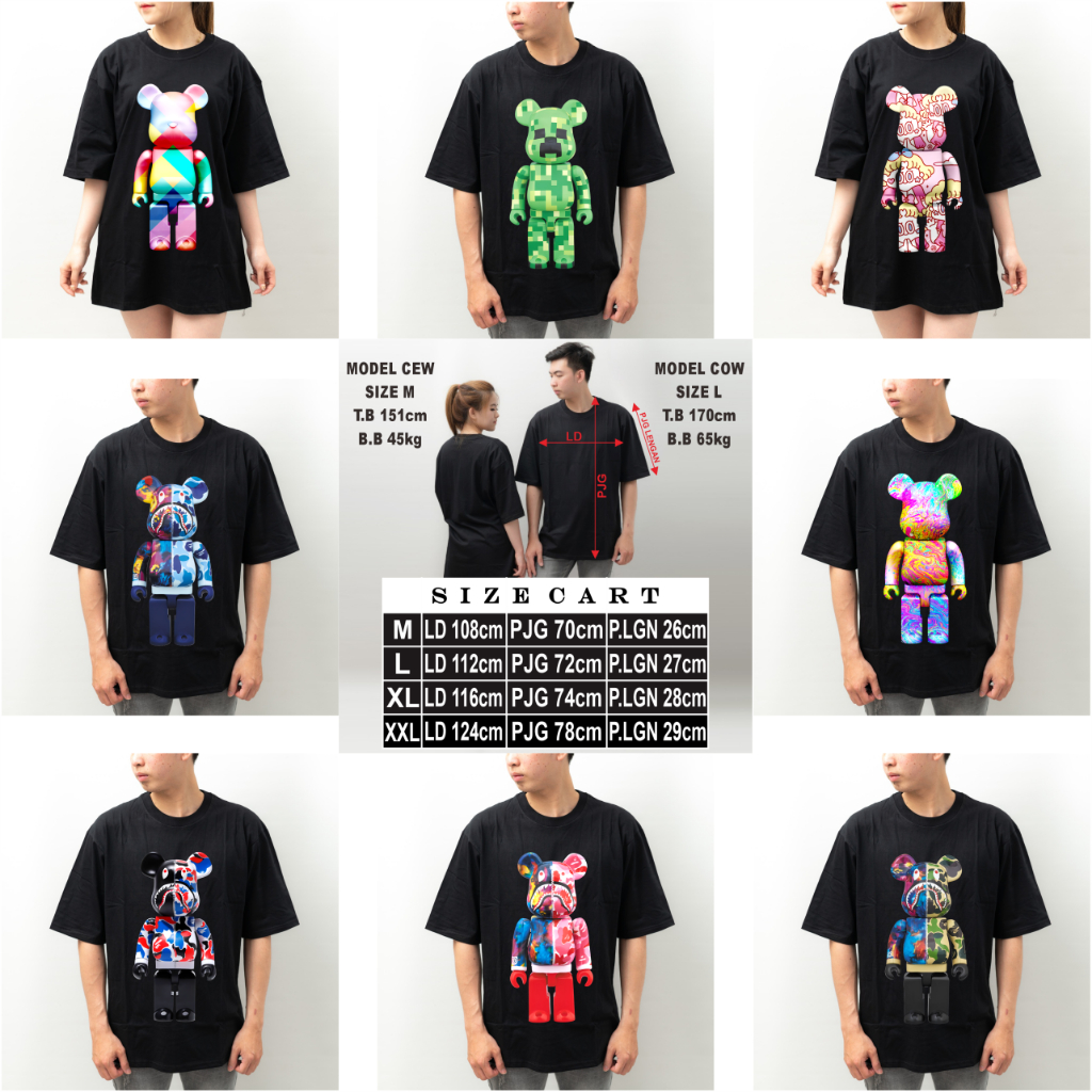 Jual VAHELLO Oversize BAPE COLORS Cotton Combed 20s ( Bahan Premium ...