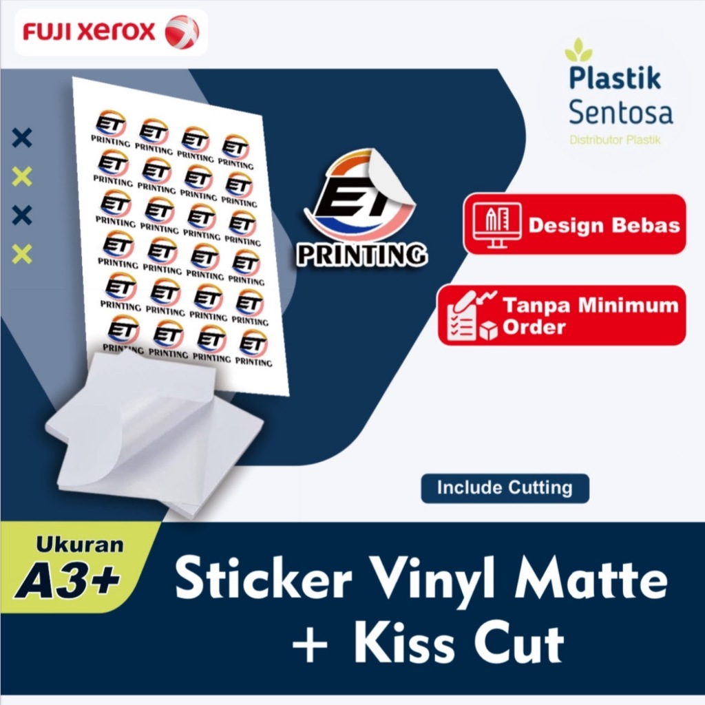 Jual Cetak Sticker A3+ Chromo / Bontak / Vinyl Termasuk Cutting - Cetak ...