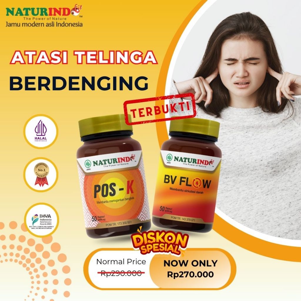 Jual Obat Tinnitus Telinga Gangguan Syaraf Telinga Berdengung ...