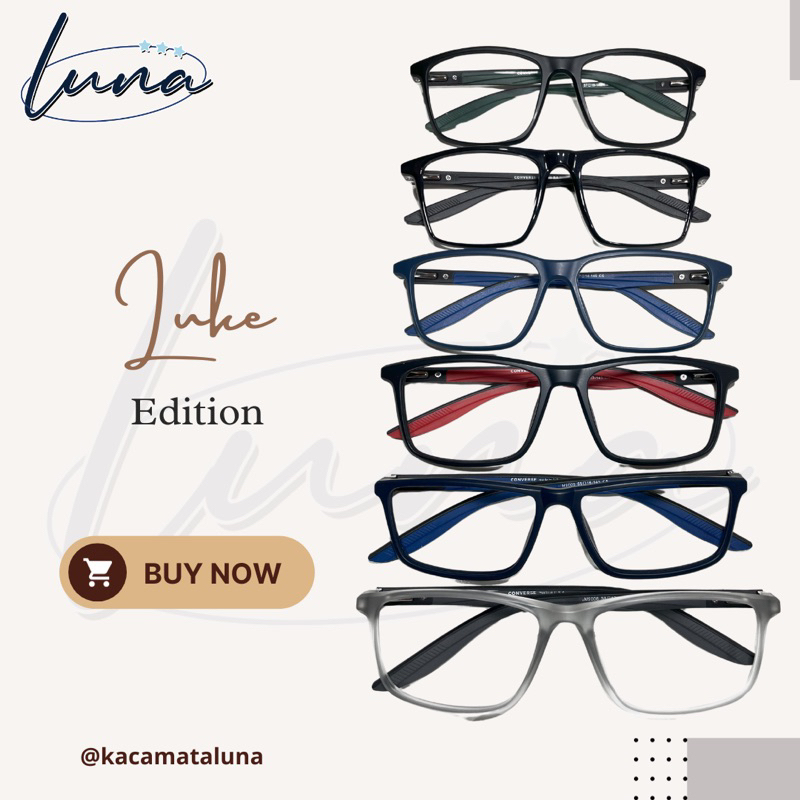 Jual Kacamata Luna Frame Lensa Edisi LUKE - Kotak | Murah Tren Berkualitas Pria dan Wanita ...