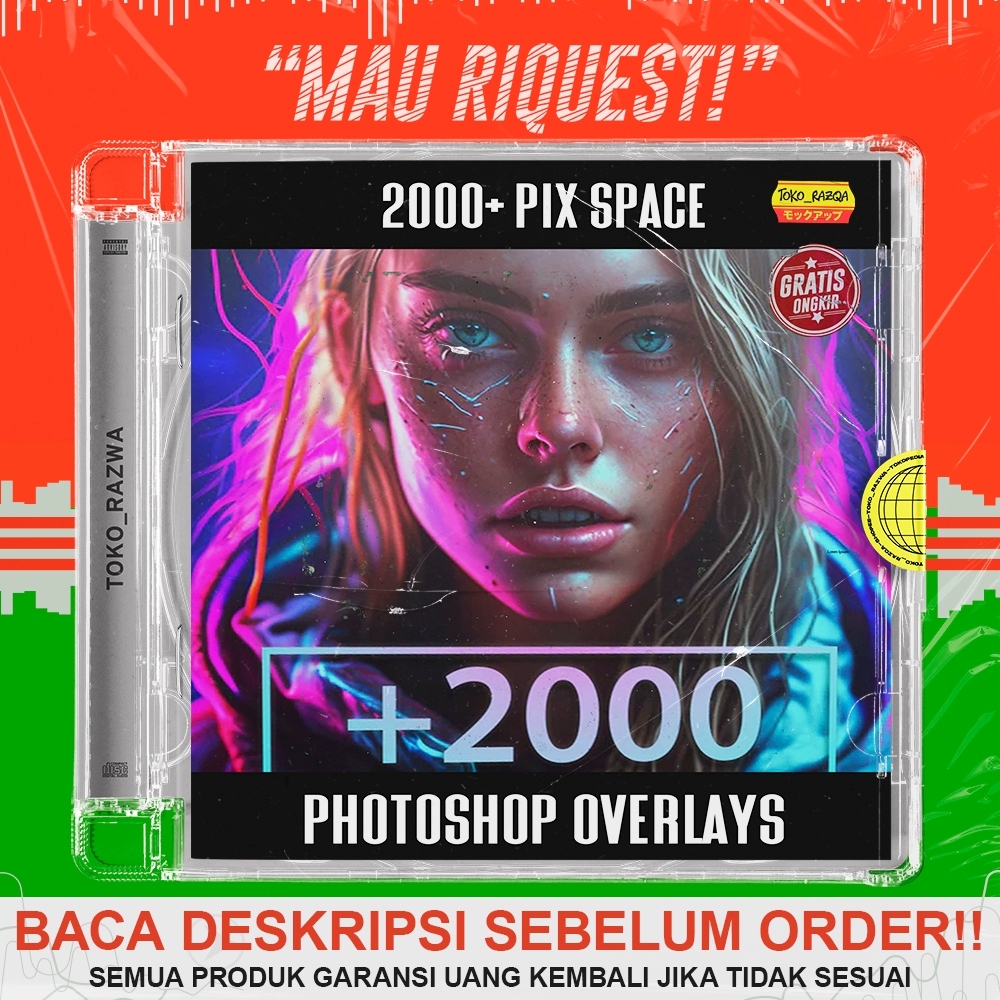 Jual Photoshop Overlays - 2000+ Pix Space - 311223 | Shopee Indonesia