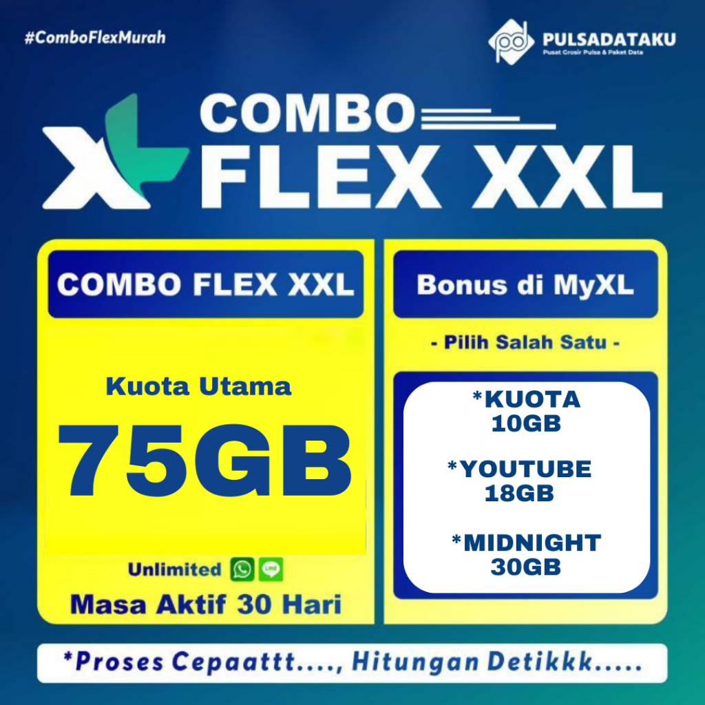 Jual TERMURAH PAKET DATA XL XTRA COMBO, XTRA XOMBO FLEX,HOTROAD ...