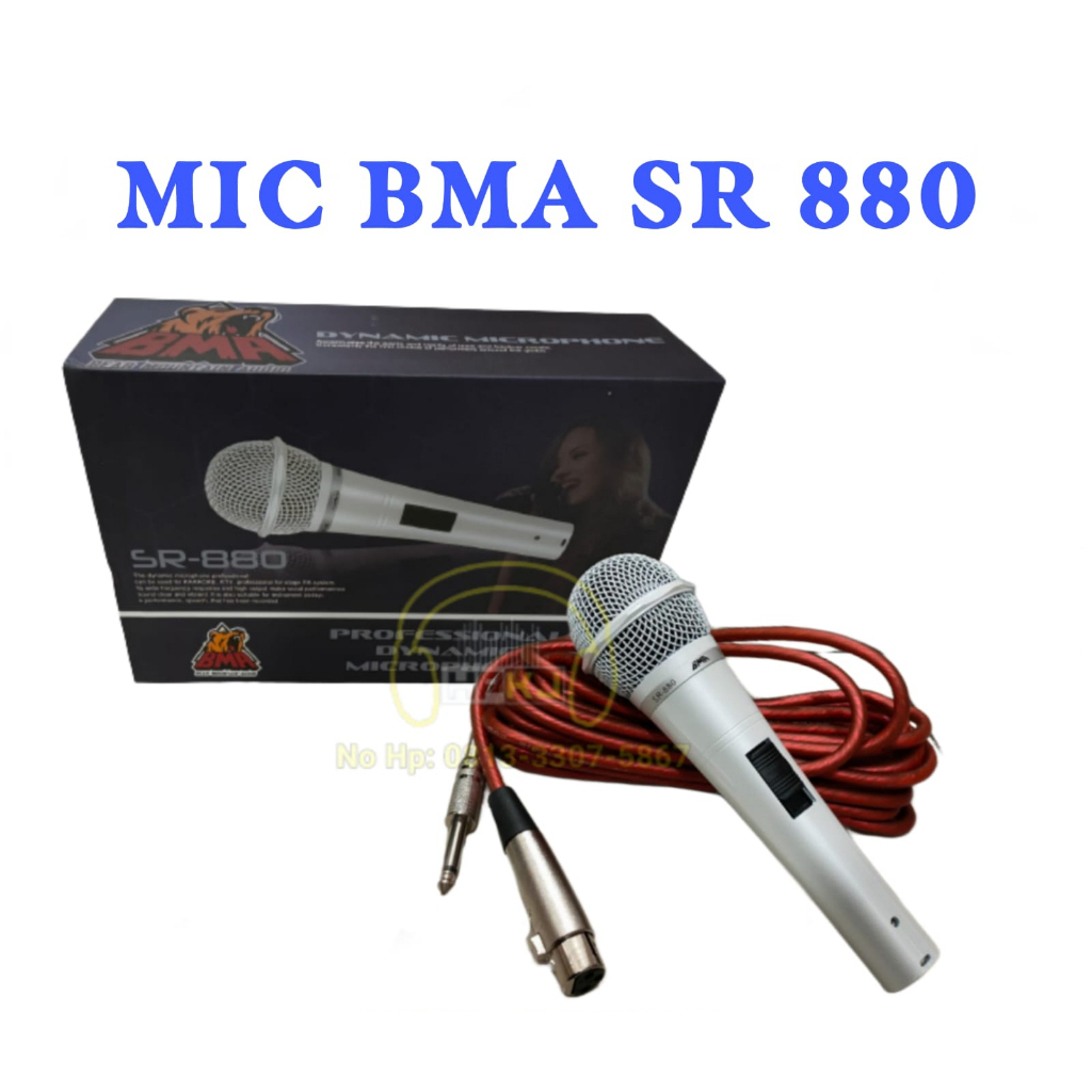 Jual MIC MICROPHONE BMA SR880 mikrofon bma sr 880 | Shopee Indonesia