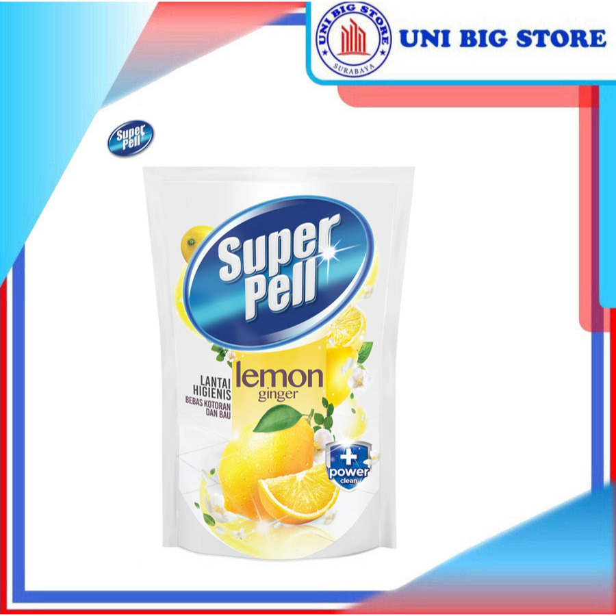 Jual Super Pell Lemon Ginger 770 ml Superpell Pembersih Lantai | Shopee ...