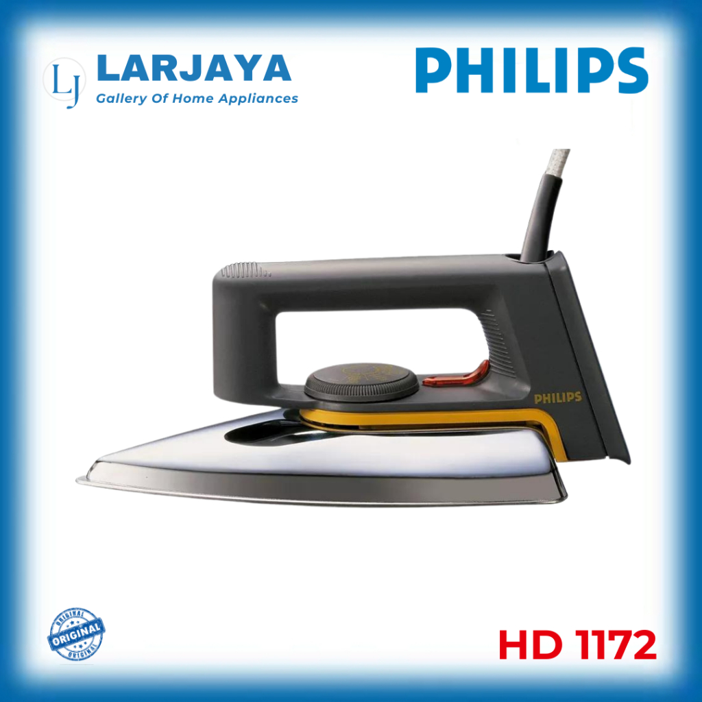 Jual Setrika Philips HD 1172 Ceramic Coating | Dry Iron HD1172 350 Watt ...