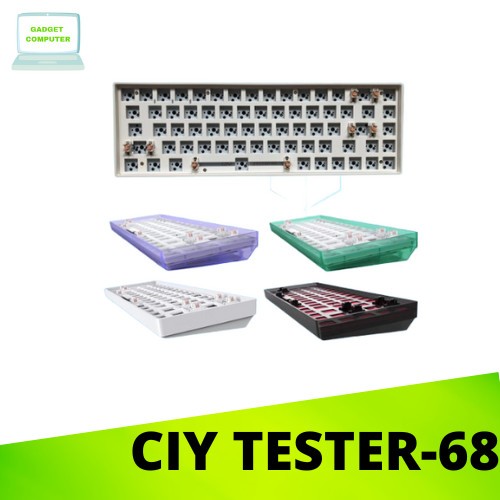 Jual CIY Tester68 / Tester 68 / Tester-68 Wireless Mechanical Keyboard ...