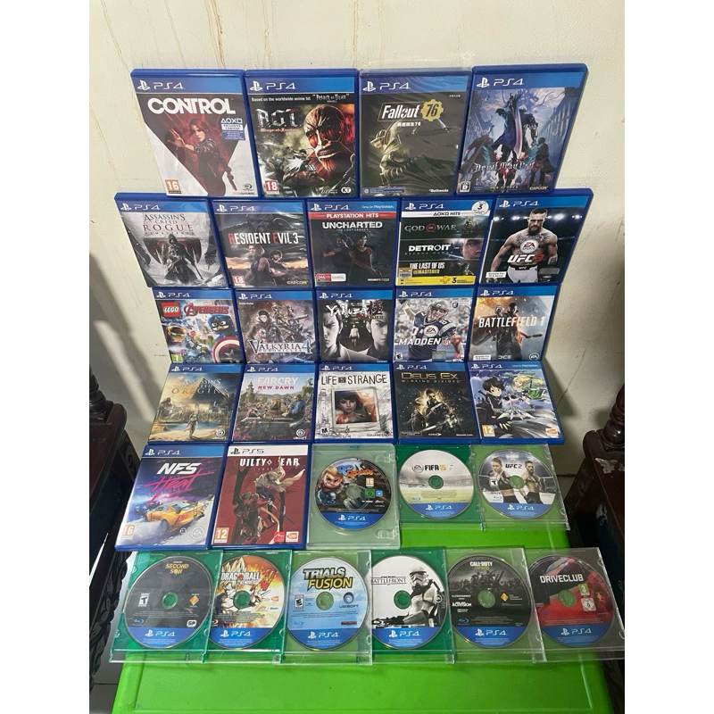 Jual BD KASET GAME PS4 PS5 SECOND ORIGINAL | Shopee Indonesia