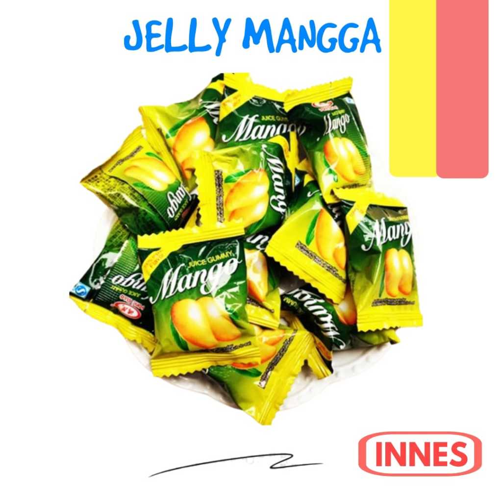 Jual Permen Jelly Mangga / Permen Jeli Kiloan Manga / Mango Jely Gummy Yupi Candy | Shopee Indonesia